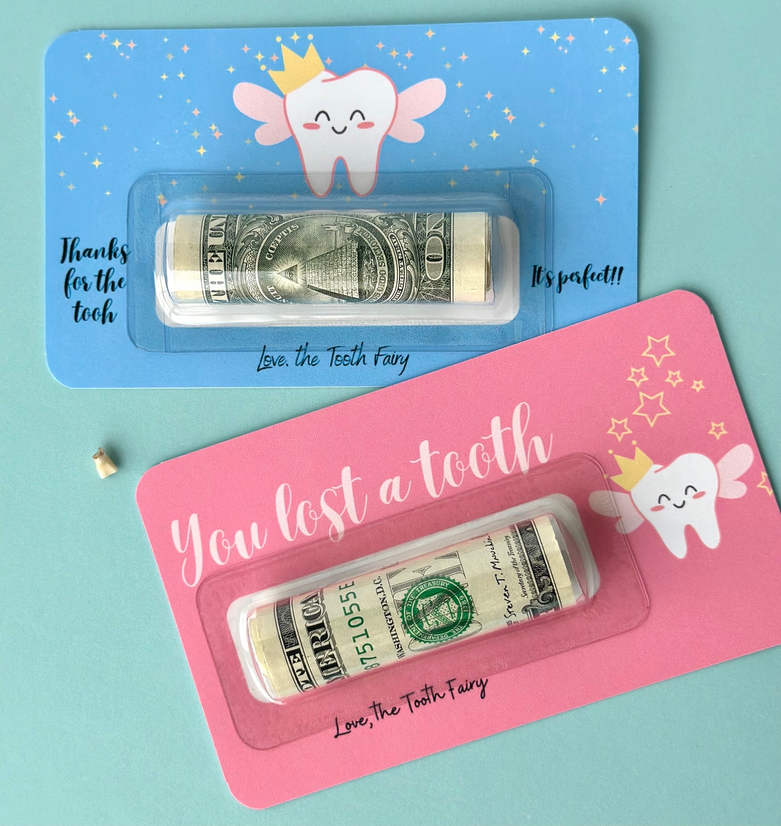 Tooth Fairy Card | Money Card Holders | | Lost Tooth Gift for Kids ...