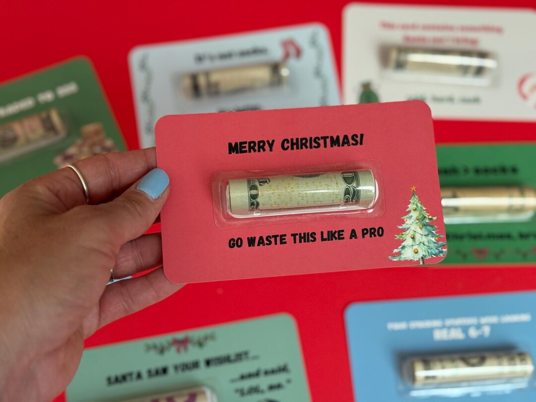 6 7 Meme Funny Christmas Money Card for Teens Slang Stocking Stuffer ...