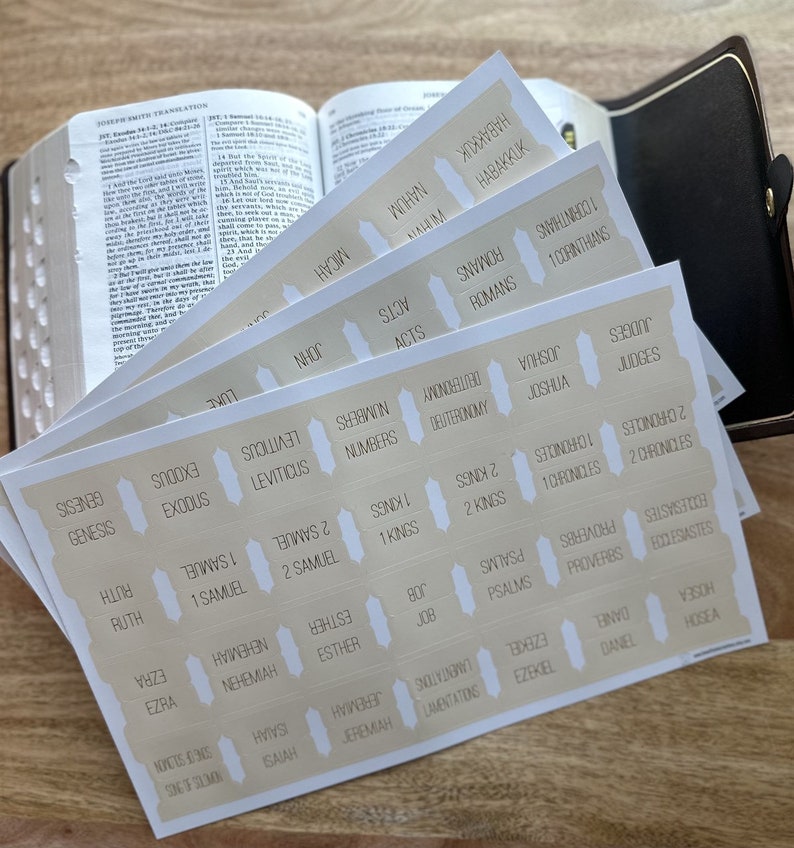 Book of Mormon Doctrine and Covenants D&C and Bible Tab Stickers ...