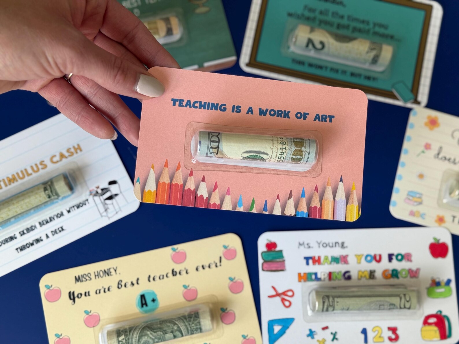 Personalized Funny Teacher Appreciation Week Money Card Gift for ...