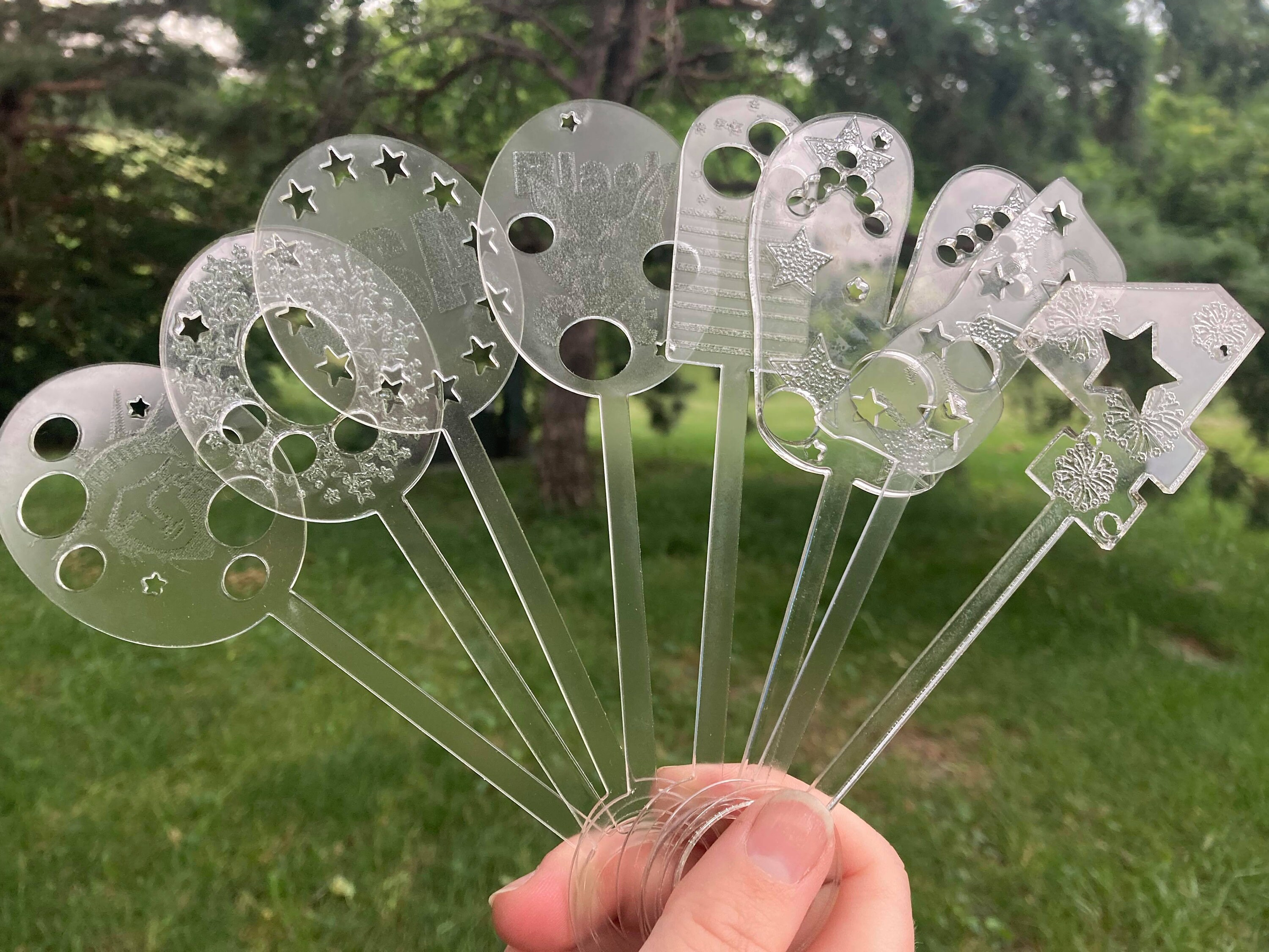 Fourth of July Bubble Wands. SVG ONLY for Use With Glowforge and Other ...