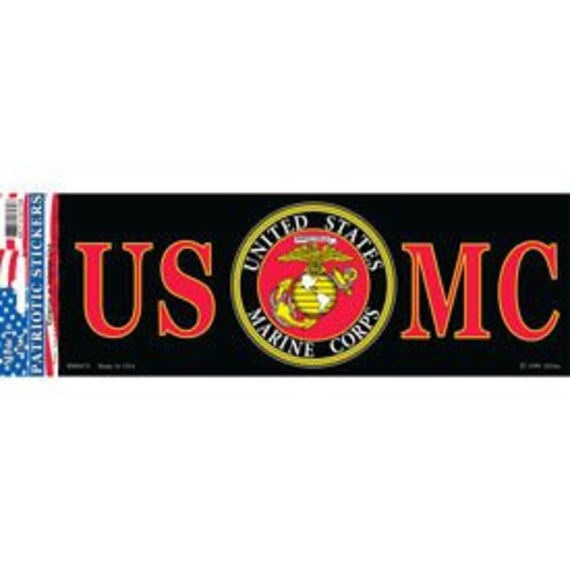 Sticker USMC Logo II 3-1/2x10 | Etsy