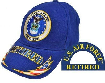 Usaf Retired Cap | Etsy