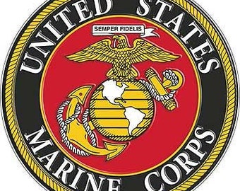 Marine Corps Sign | Etsy