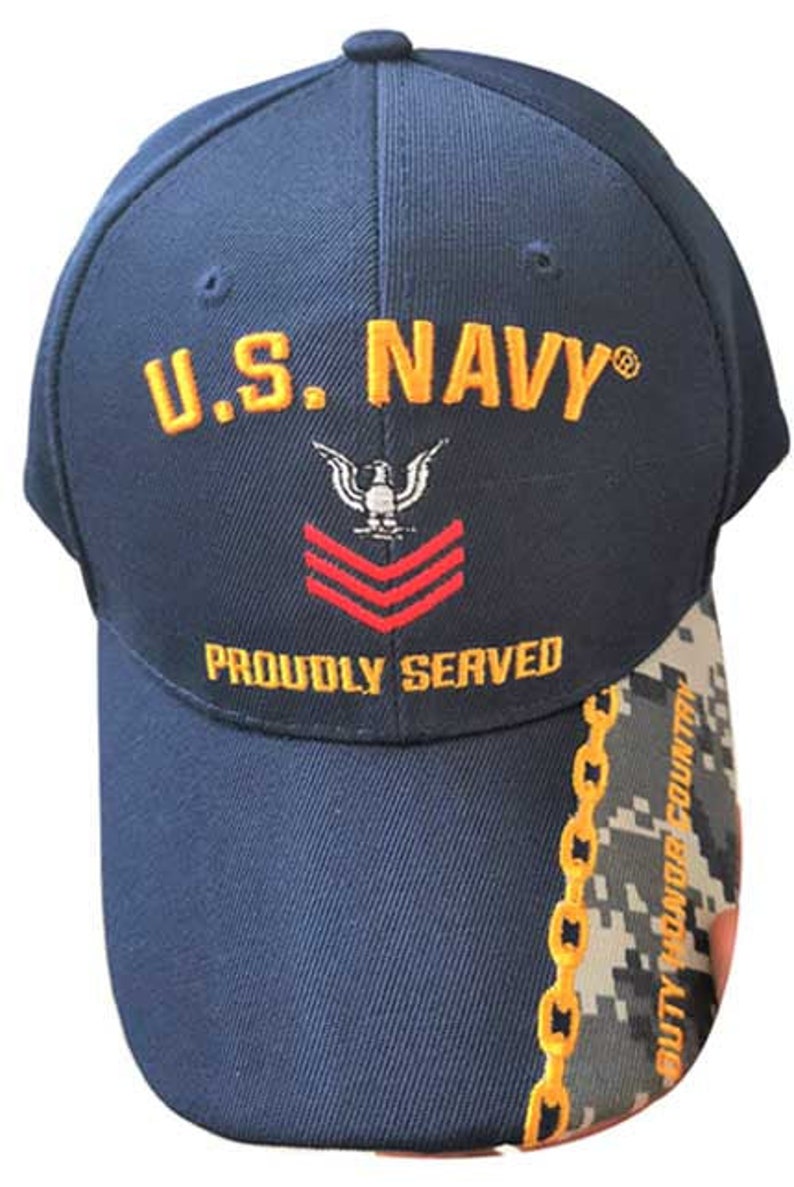 Navy PO 1st Class Cap USN US Navy PO1 | Etsy