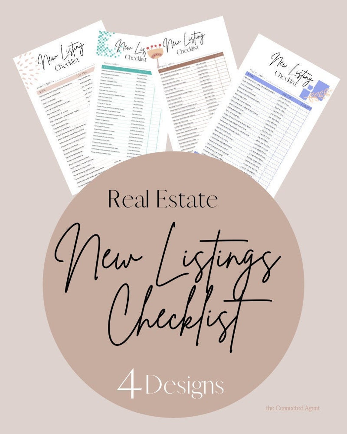 Real Estate "new Listing" Checklist Printable Fillable Pdfs Instant ...