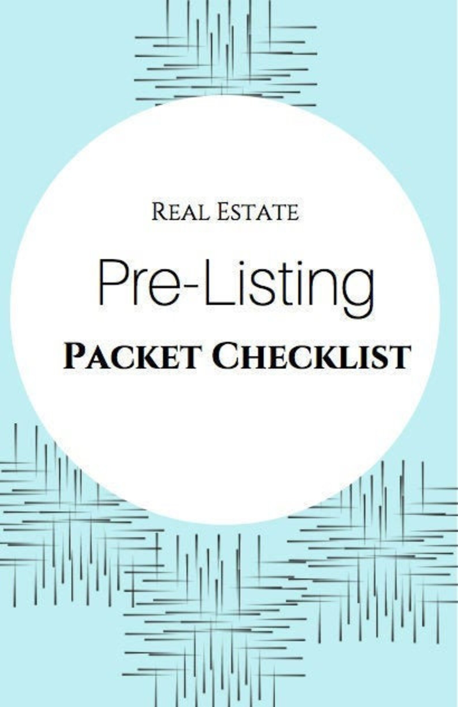 Real Estate Pre-listing Packet Checklist Printable / - Etsy
