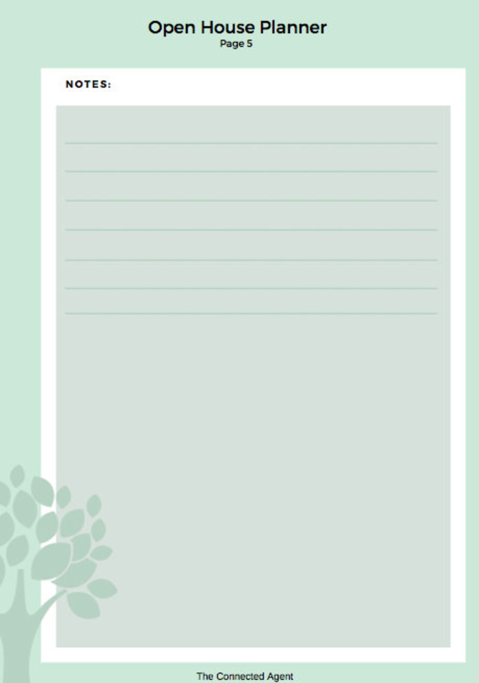 Real Estate Open House Planner Printable and Fillable Plus | Etsy