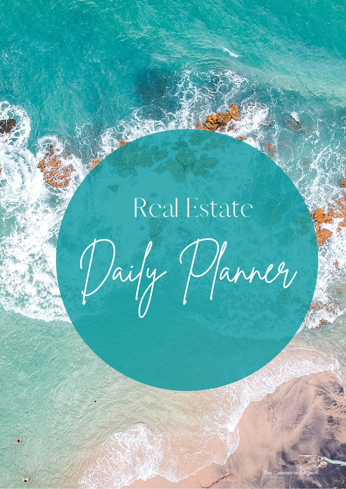 Real Estate Daily Planner Ocean Design Printable PDF 2 Pages - Etsy