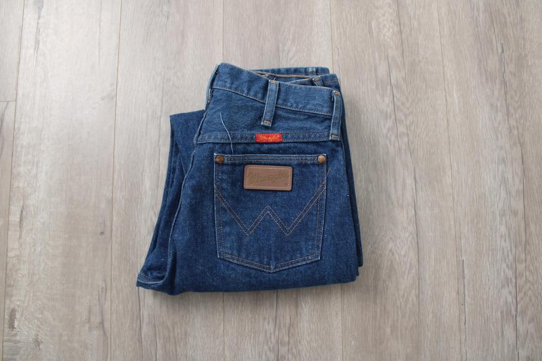 Vintage Wrangler Jeans Red Label Made in USA Cowboy 100% Cotton - Etsy