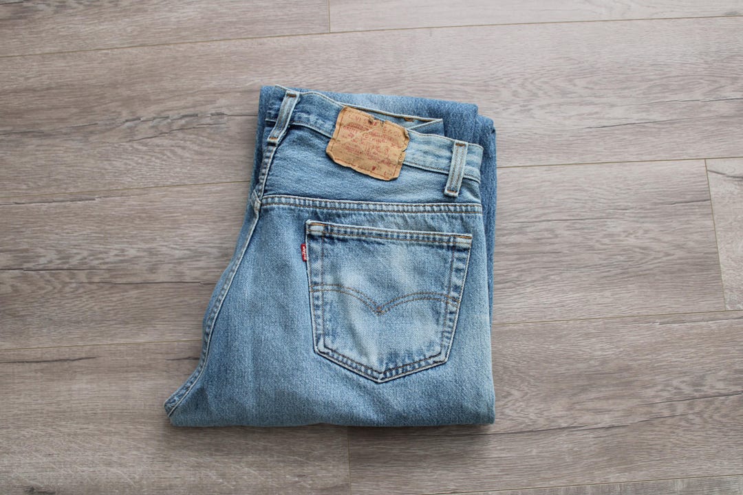Vintage Levi's Jeans - 501 Style - Discolored - Button Fly - Made in ...