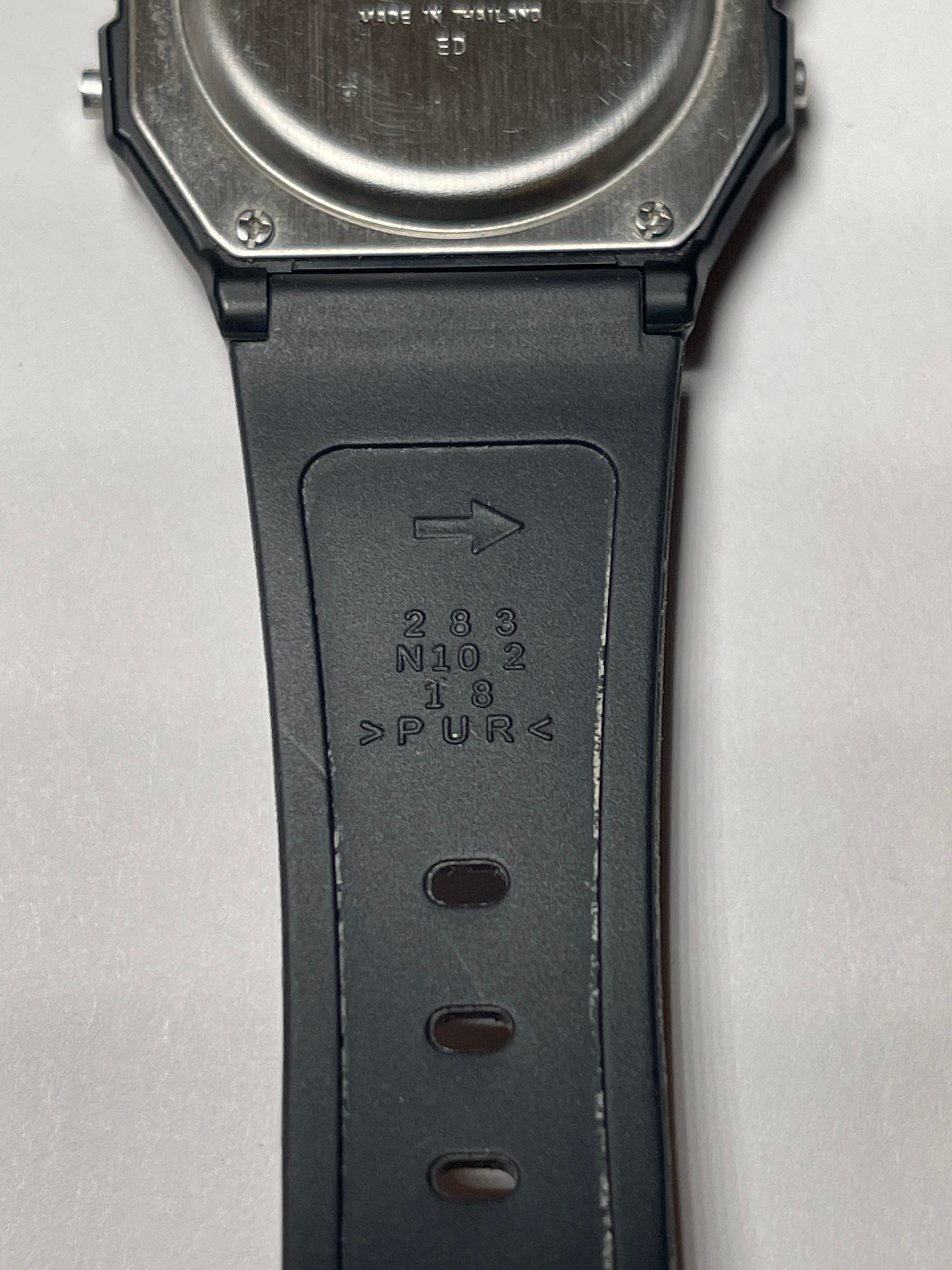 Vintage 1990s Casio Watch F-91wb Series With Alarm Chronograph - Etsy