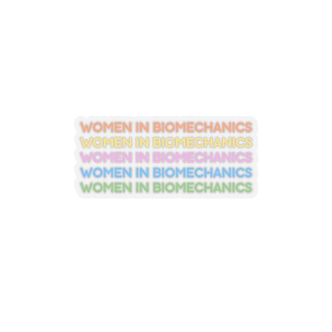 Colorful Women in Biomechanics Kiss-cut Stickers, Laptop Decals, Water ...