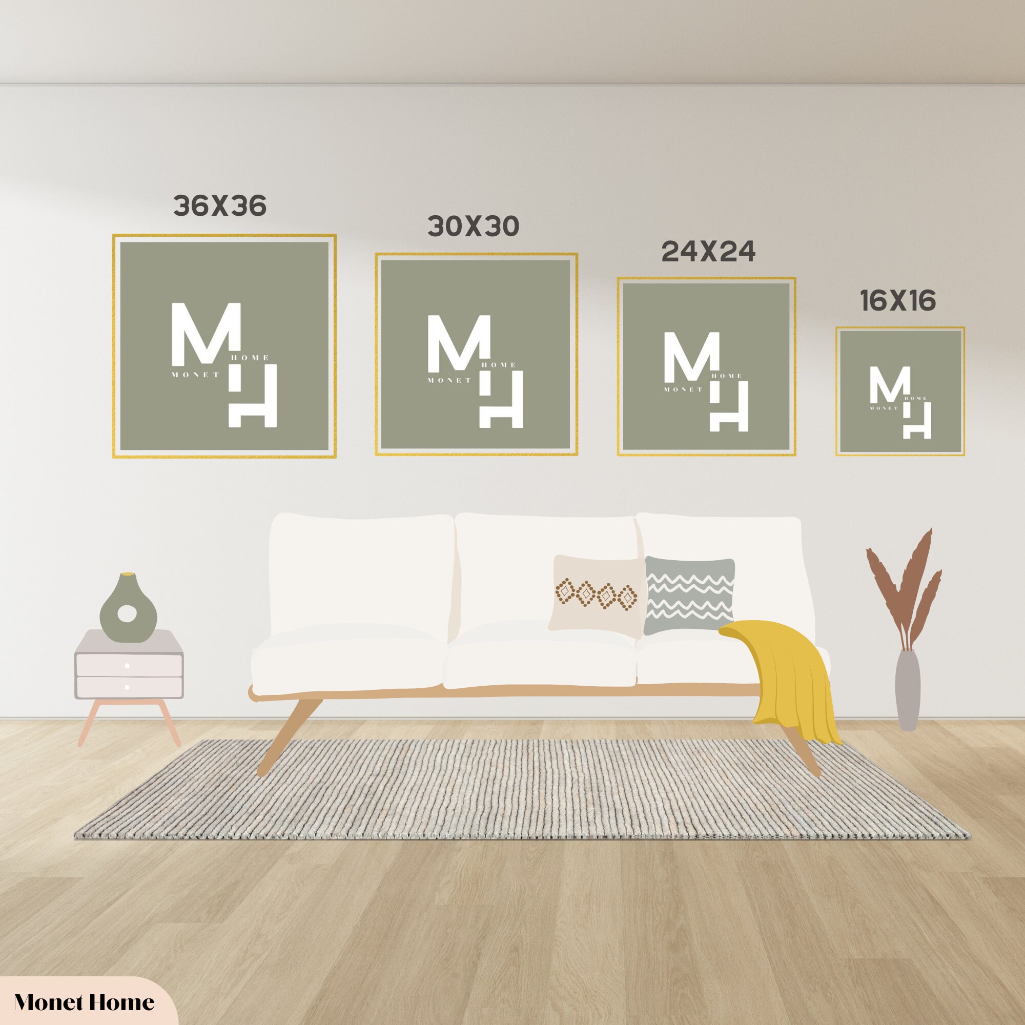 Bright Colorful Abstract Art on Gallery Wrapped Canvas Vibrant Abstract ...