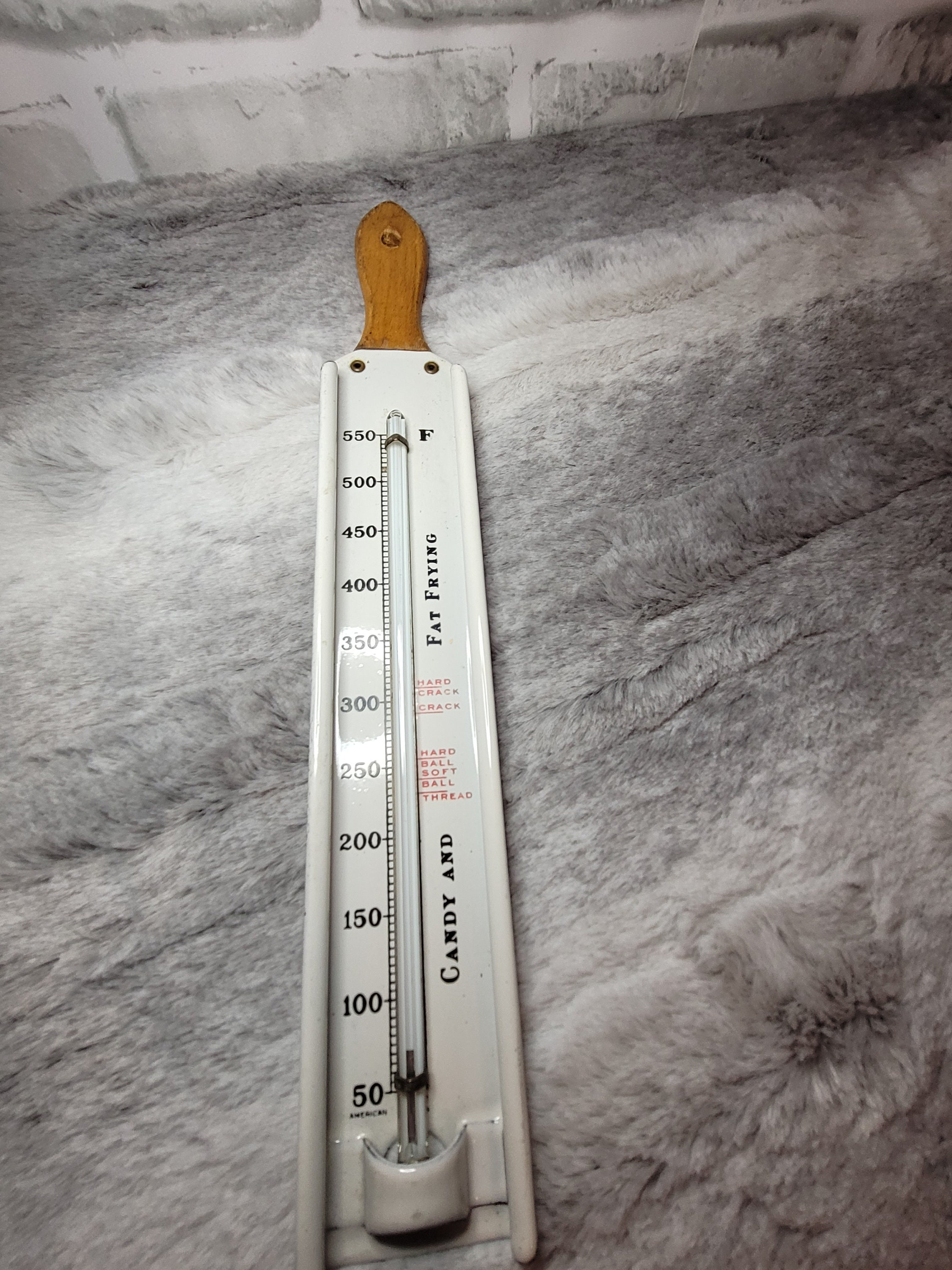 Vintage American Thermometer Co. Candy and Fat Frying Thermometer With ...