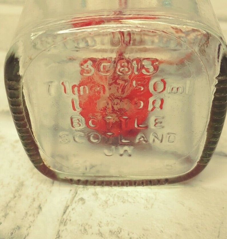 Vintage Ship in a Bottle Collectible Home Decor Gilbey's Gin Scotland ...