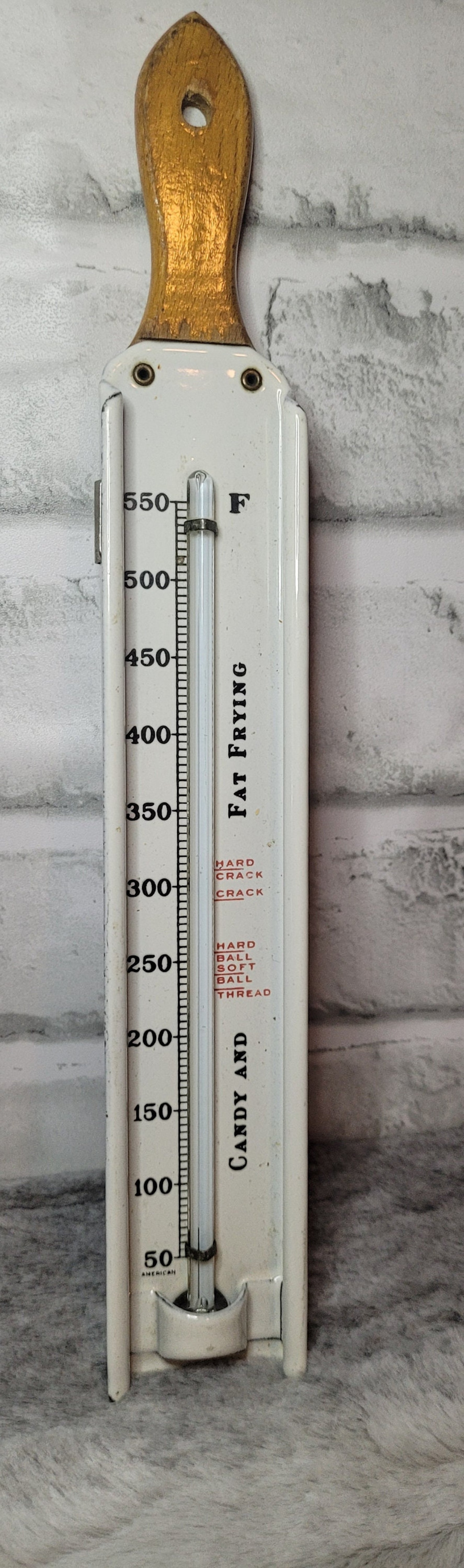 Vintage American Thermometer Co. Candy and Fat Frying Thermometer With ...