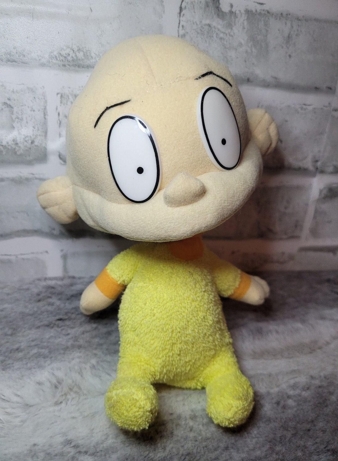Vintage 2002 Rugrats Nickelodeon Baby Tommy Pickles 10" Plush in Yellow ...