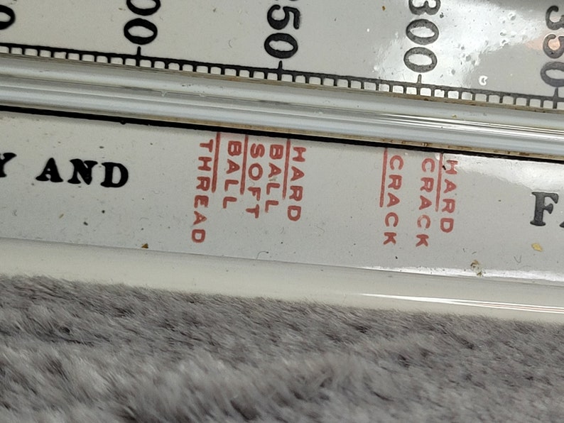 Vintage American Thermometer Co. Candy and Fat Frying Thermometer With ...