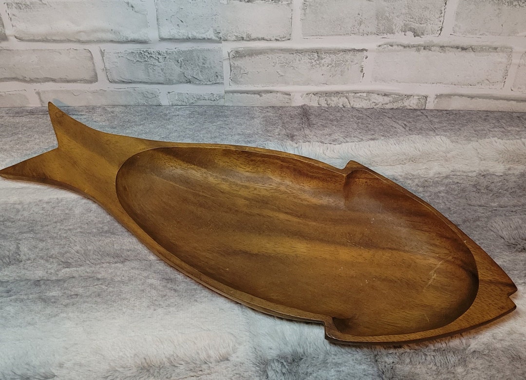 Vintage Carved Haitian Monkey Pod mountain Maid in Haiti Wooden Monkey ...