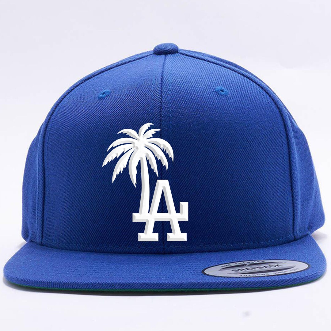 LA Palm Dodgers Los Angeles Baseball Hat Embroidered 3D - Etsy