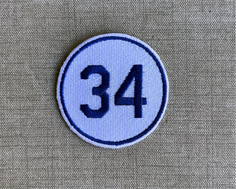 Fernando Valenzuela 34 Retirement Patch • Los Angeles • Baseball ...