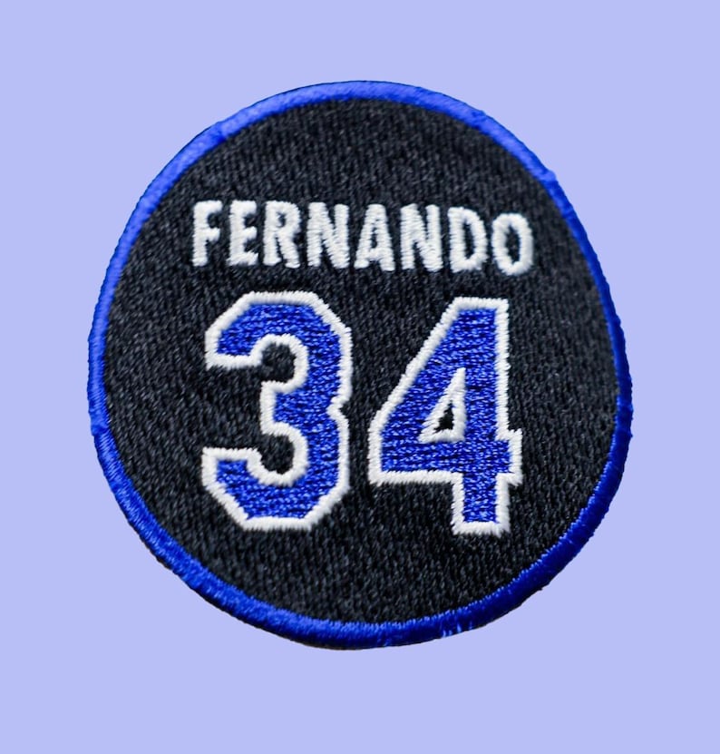 Fernando Valenzuela 34 Memorial Patch • Los Angeles • Baseball ...