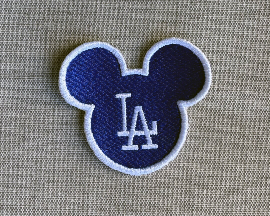 Mickey Ears Disneyla Dodgers Inspired Patch • Los Angeles • embroidered ...