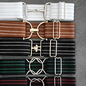 2 Inch Thick Elastic Adjustable Belts- Snaffle Bit, Surcingle, Circle ...