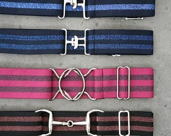 2 Inch Thick Elastic Adjustable Belts Snaffle Bit Surcingle - Etsy