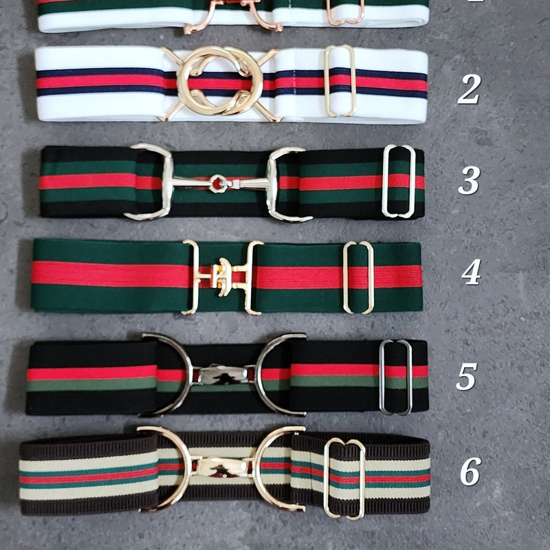 Red and Black Belt Striped - Etsy