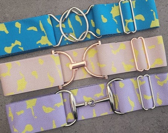 2 Inch Elastic Adjustable Belts Snaffle Bit Surcingle - Etsy