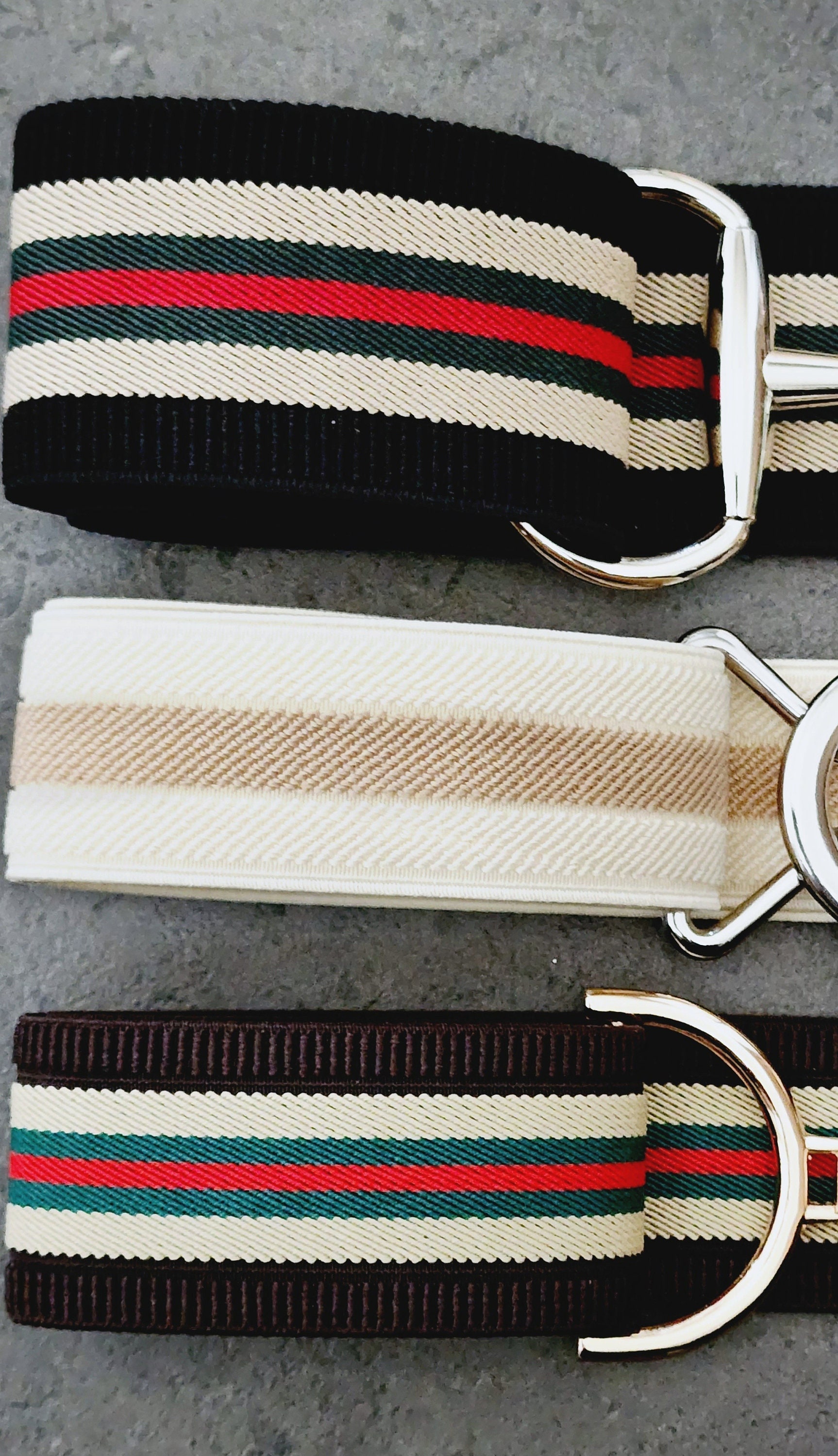 1.5 and 2 Inch Thick Adjustable Elastic Equestrian Horse Riding Belts ...