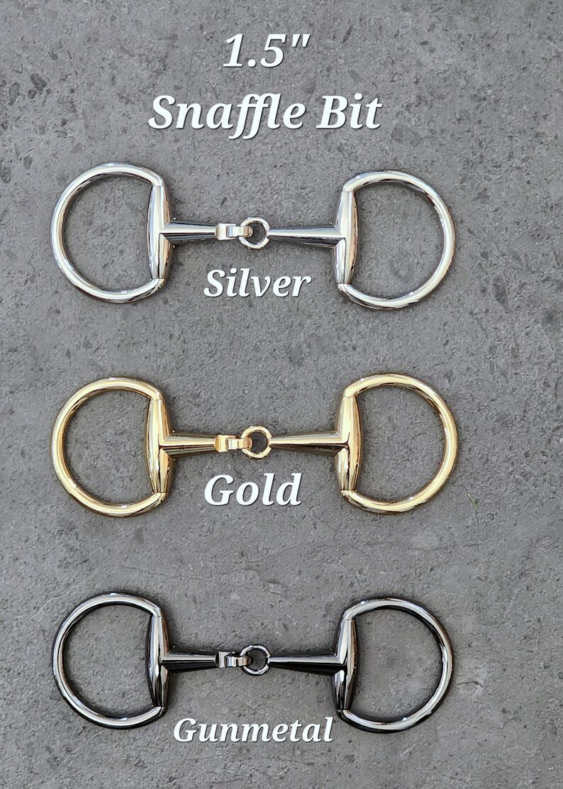 1.5 Inch Thick Elastic Adjustable Belts Snaffle Bit - Etsy