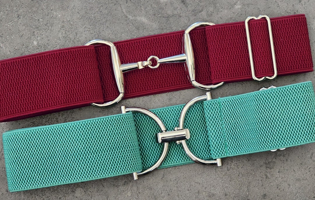 2 Inch Thick Elastic Adjustable Belts- Snaffle Bit, Surcingle, Circle ...