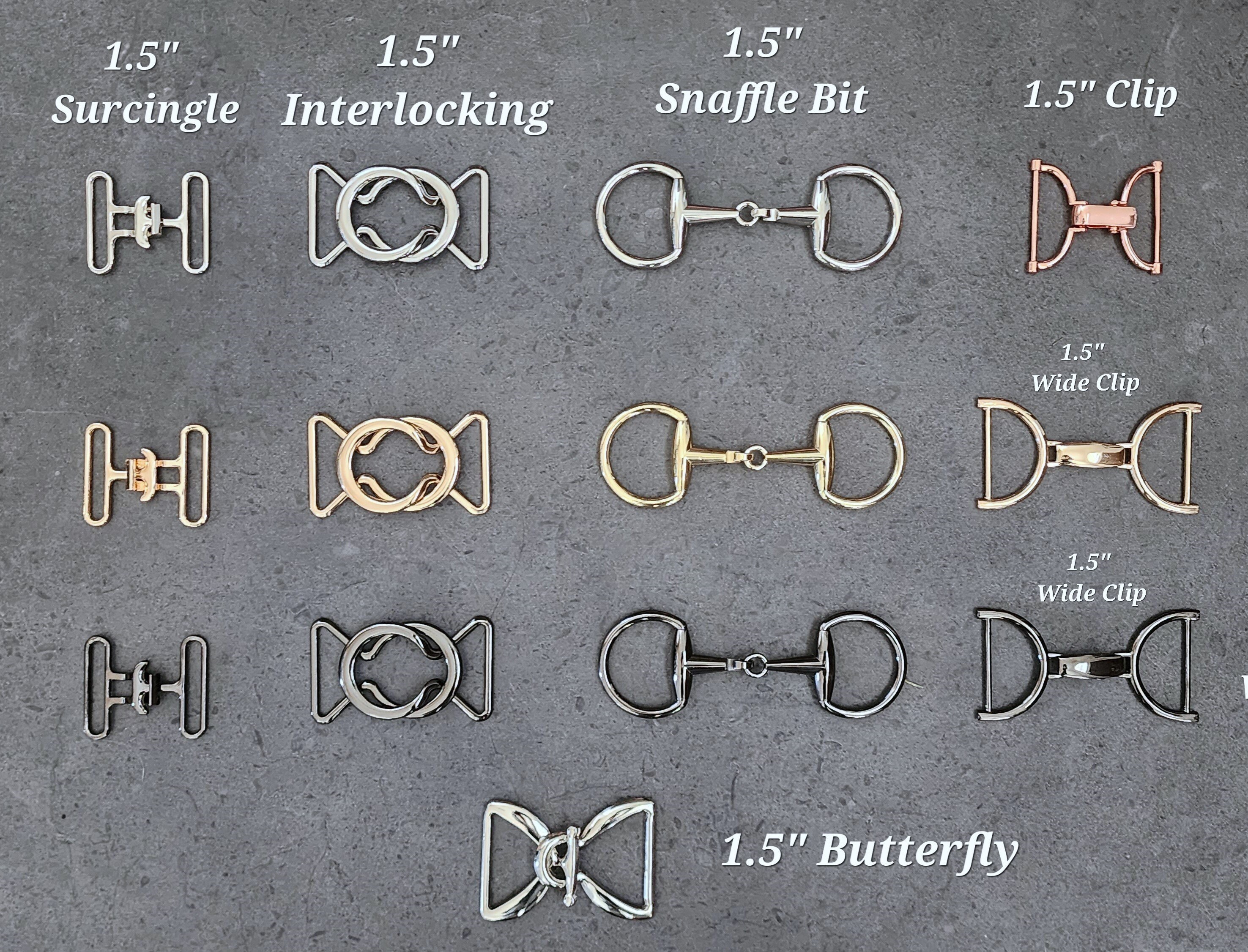1.5 and 2 Inch Thick Adjustable Elastic Equestrian Horse Riding Belts ...