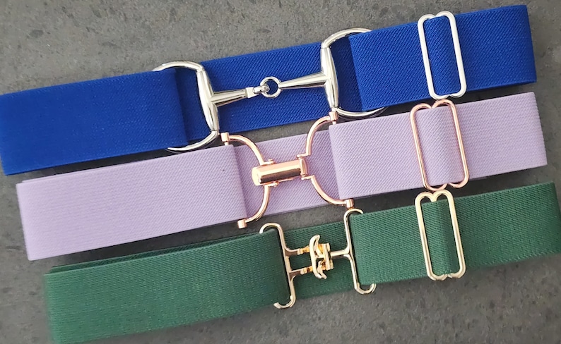 1.5 Inch Thick Elastic Adjustable Belts Snaffle Bit - Etsy