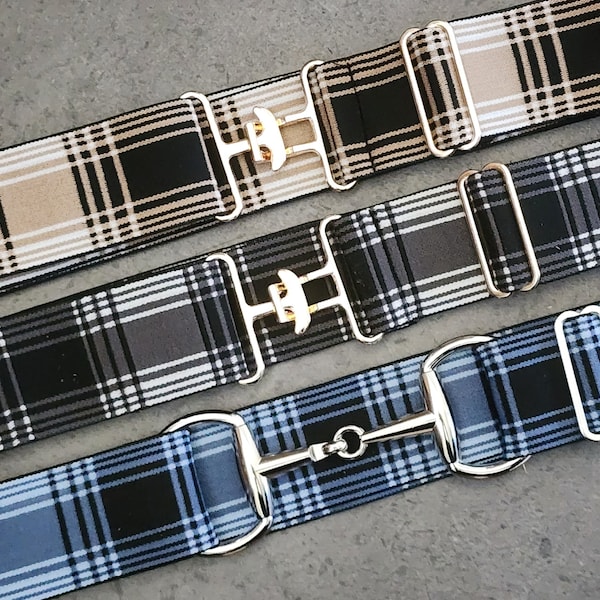 Plaid Belt - Etsy
