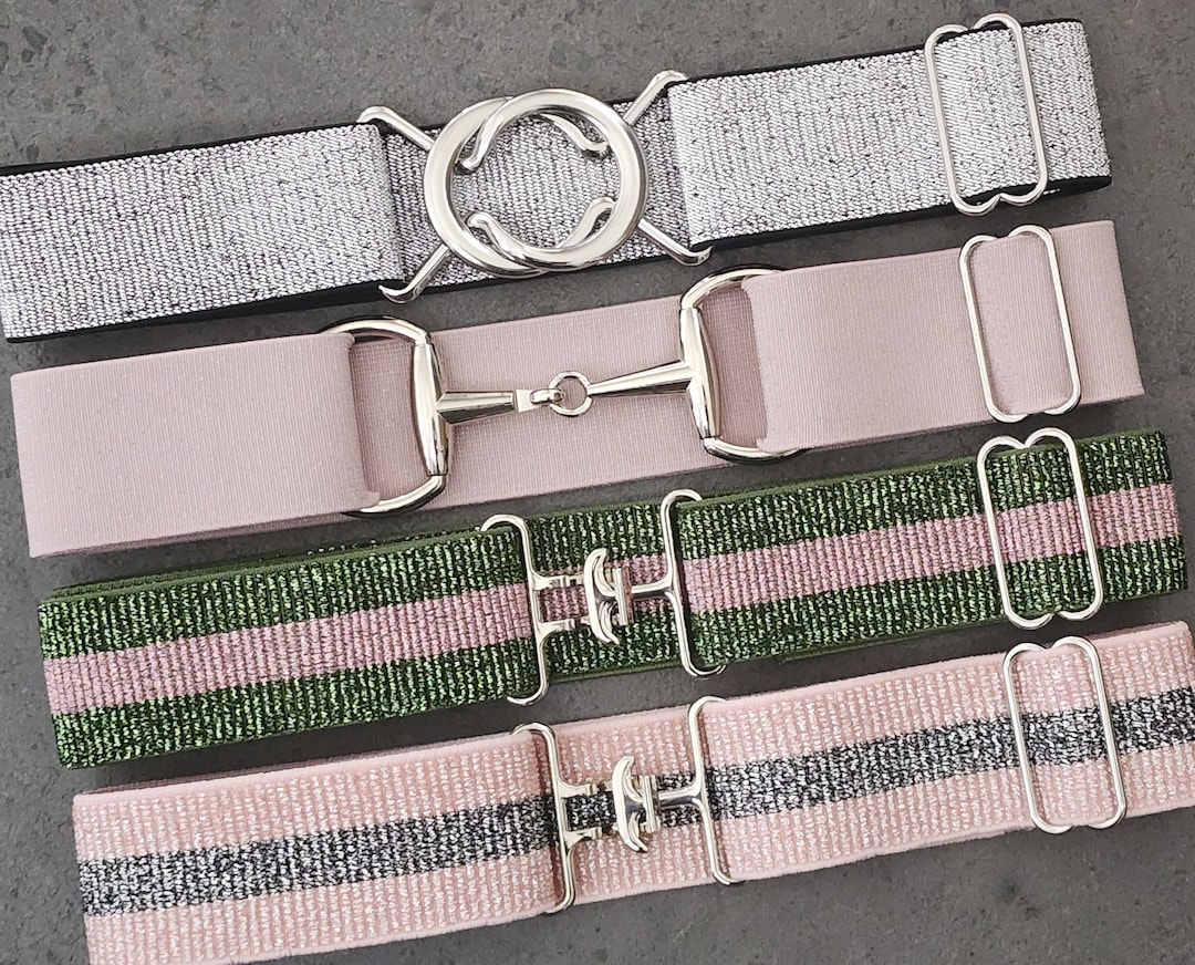 1.5 Inch Adjustable Elastic Equestrian Horse Riding Belts- Surcingle ...