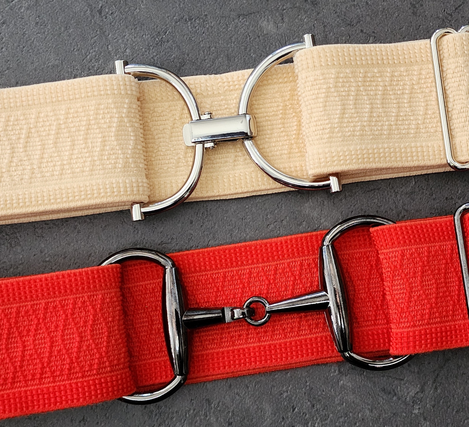 2 Inch Elastic Adjustable Belts- Snaffle Bit, Surcingle, Circle and ...