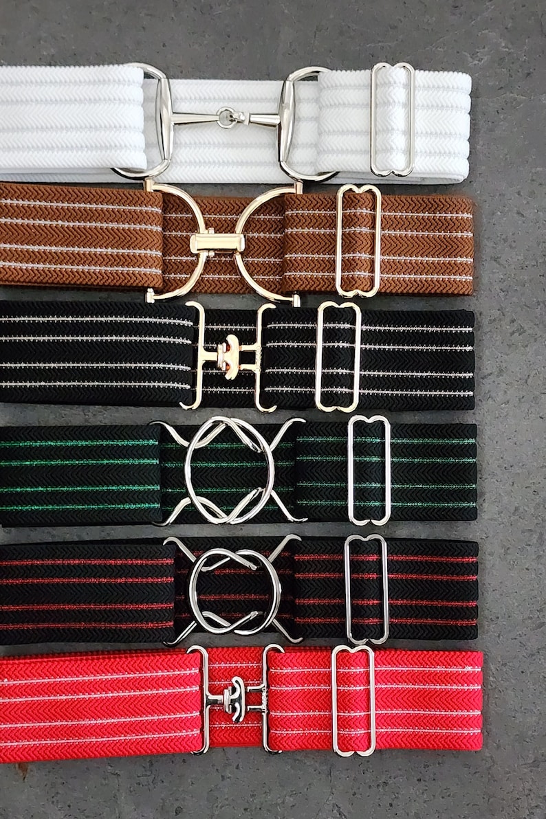 2 Inch Thick Elastic Adjustable Belts Snaffle Bit Surcingle - Etsy
