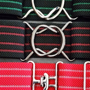 2 Inch Thick Elastic Adjustable Belts- Snaffle Bit, Surcingle, Circle ...