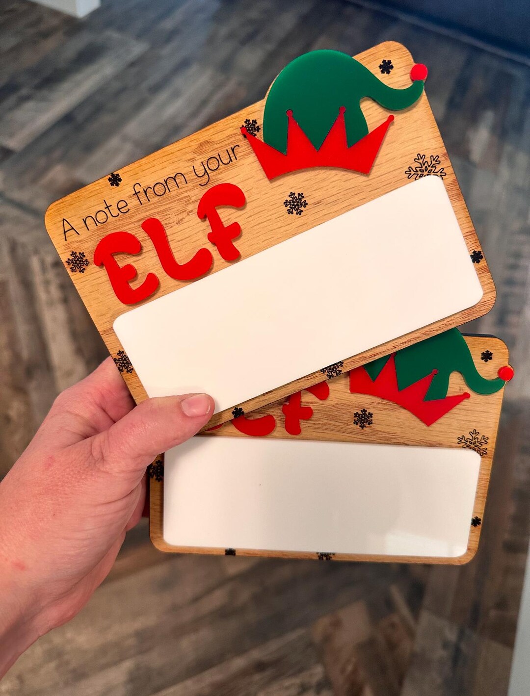 Elf Sign, Elf Message Board, Elf Dry Erase Sign - Etsy