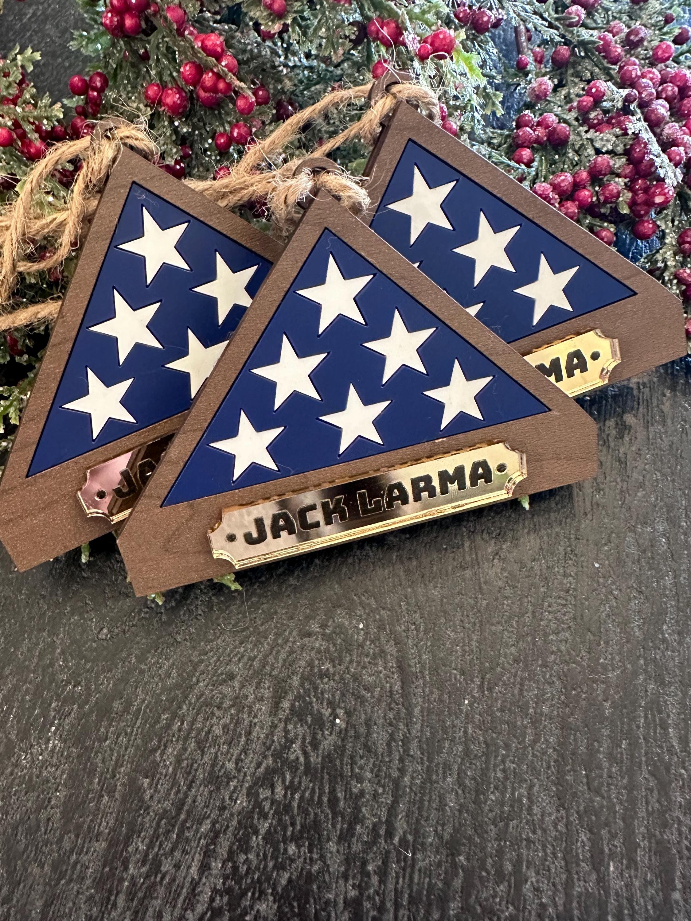 Folded Flag Memorial Ornament, Veteran - Etsy