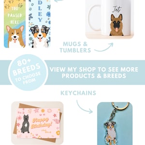 Irish Setter Dog Keychain | Cute Dog Gift | Pet Breed Keyring - Etsy