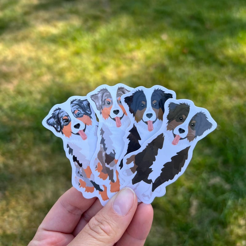 Australian Shepherd Decal - Etsy