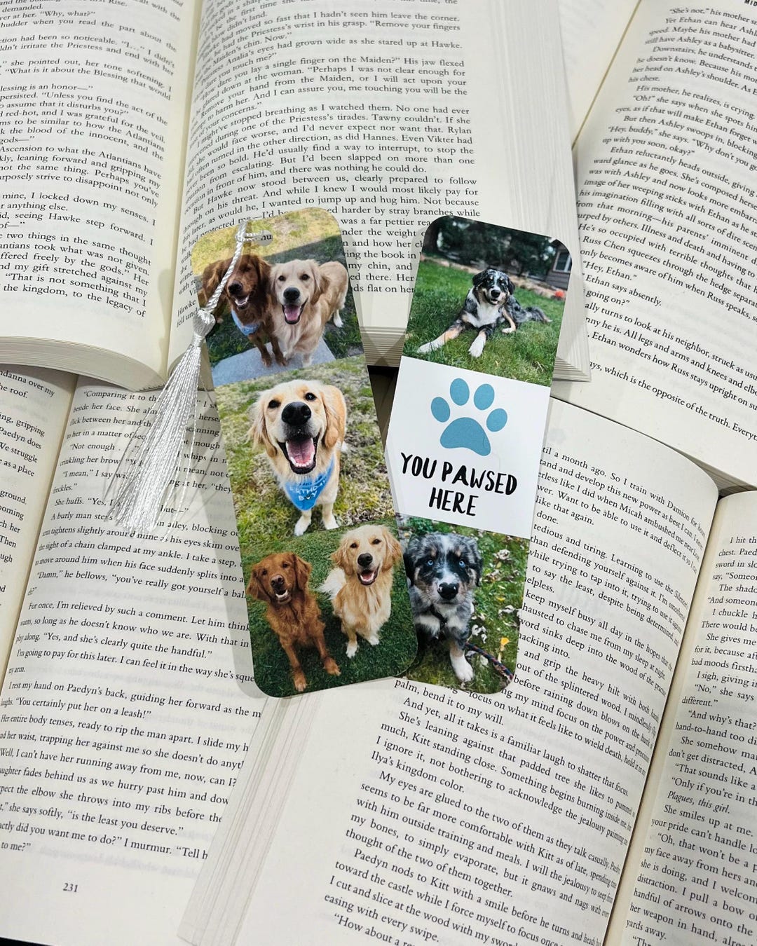 Custom Dog Bookmark | Custom Pet Bookmark | Pet Bookmark | Dog Bookmark ...