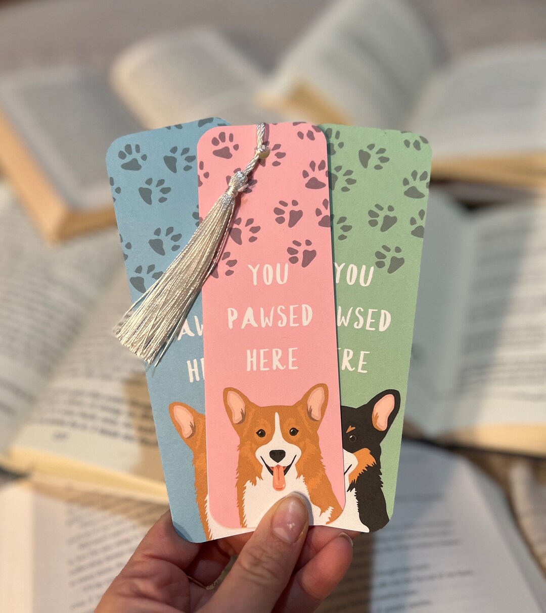 Custom Corgi Bookmark | Custom Pet Bookmark | Pet Bookmark | Dog ...