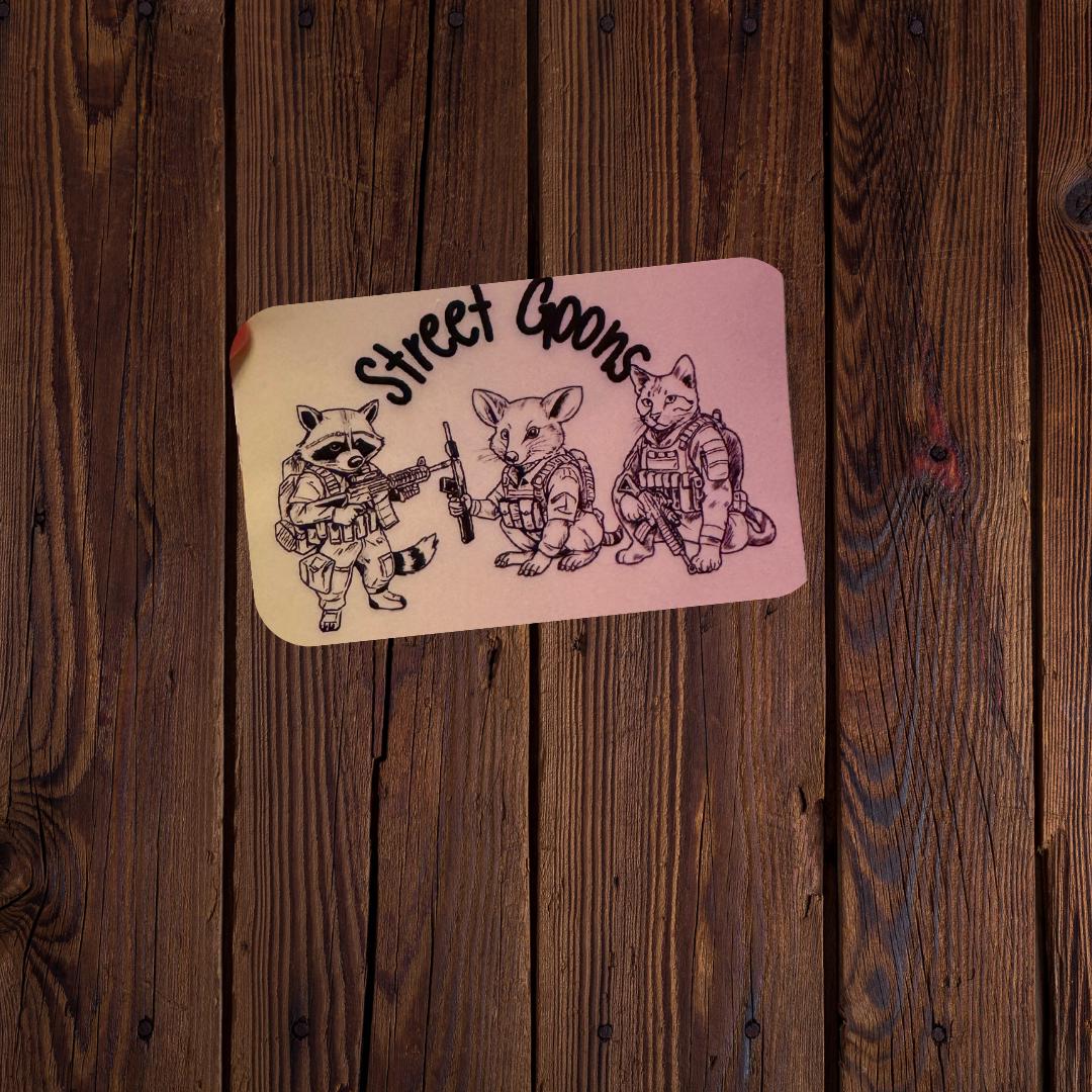 Law Enforcement|logo|custom|tactical|street Goons| Tactical Racoon ...