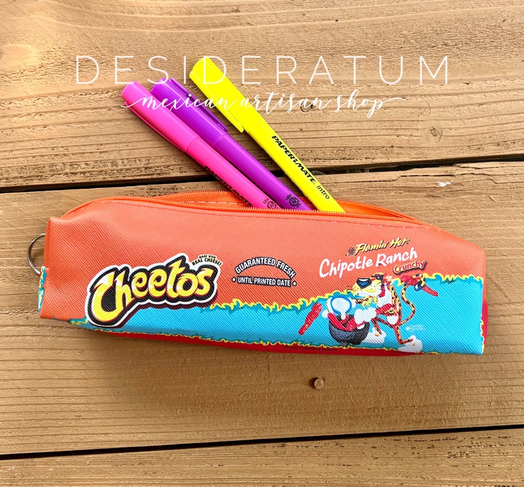 Flamin Hot Cheetos Zippered Pouch Bag Mexican Chips & Snacks Pencils ...